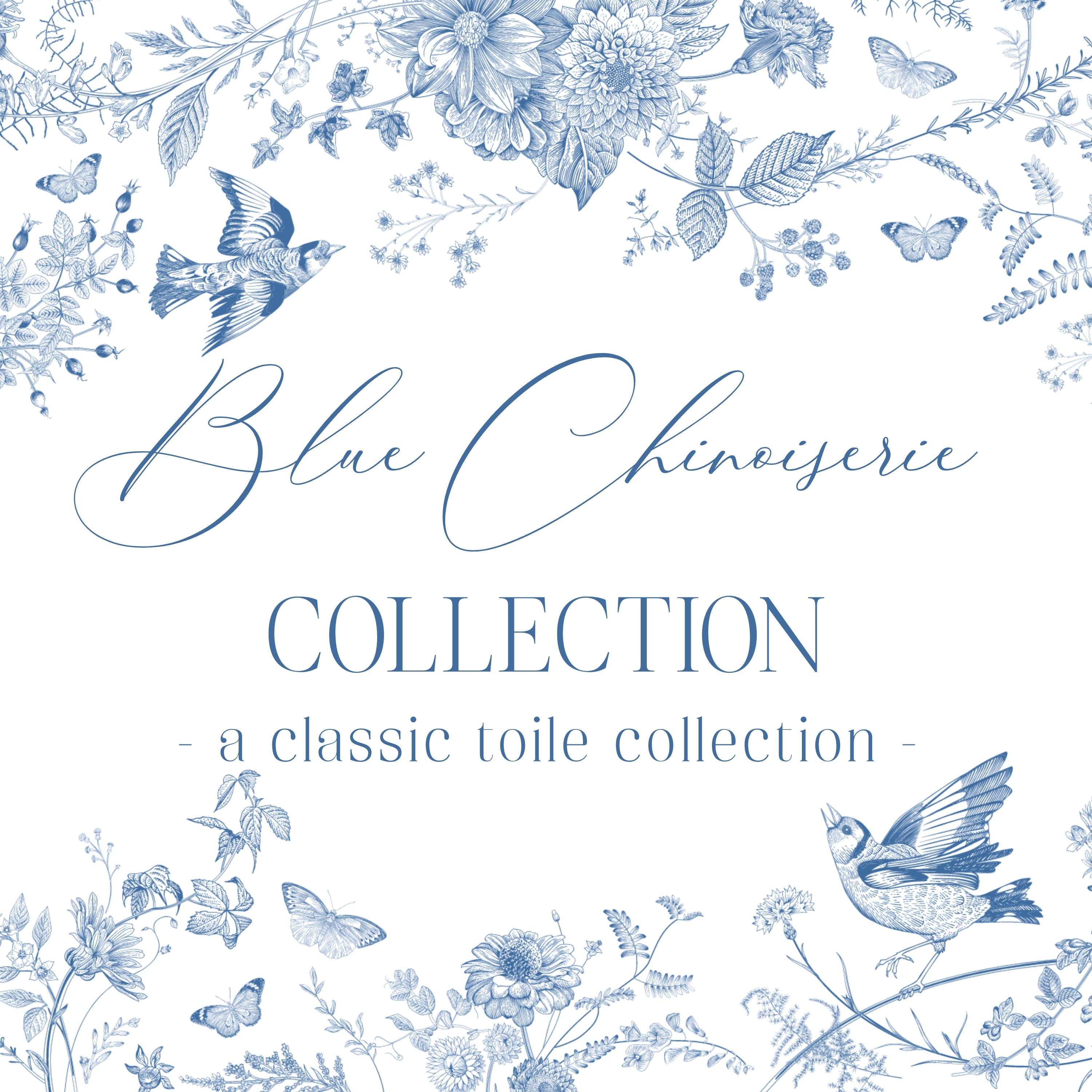 Blue Toile – Wilde Peach Party