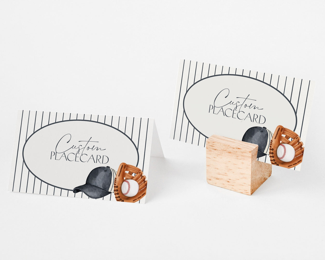Baseball Place Cards Printable Template – Wilde Peach Party
