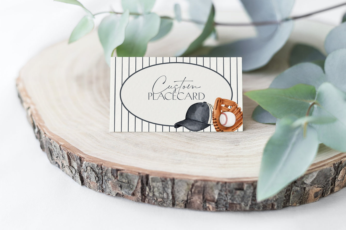 Baseball Place Cards Printable Template – Wilde Peach Party