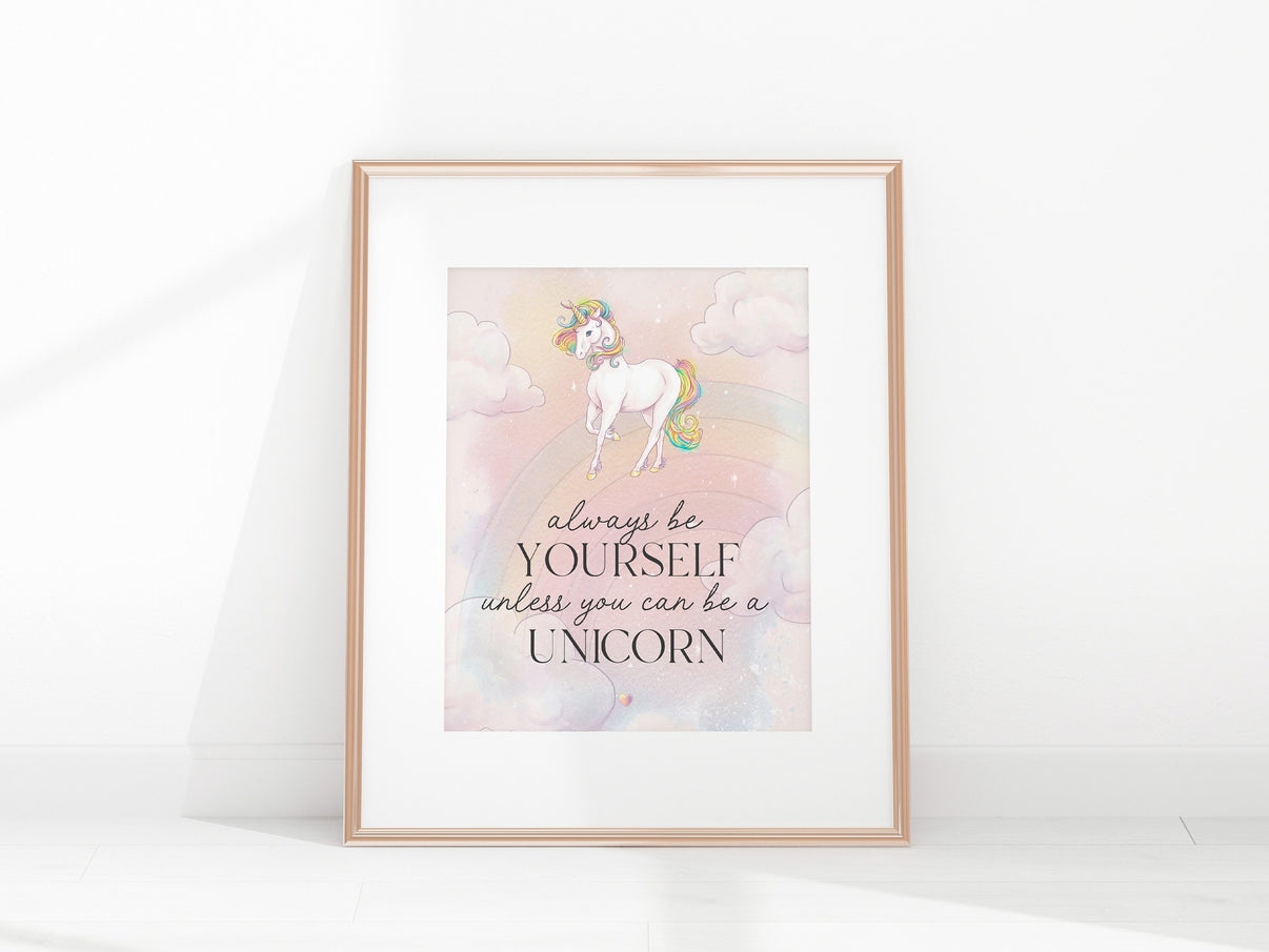 Magical Unicorn Party Signs Printable Template – Wilde Peach Party