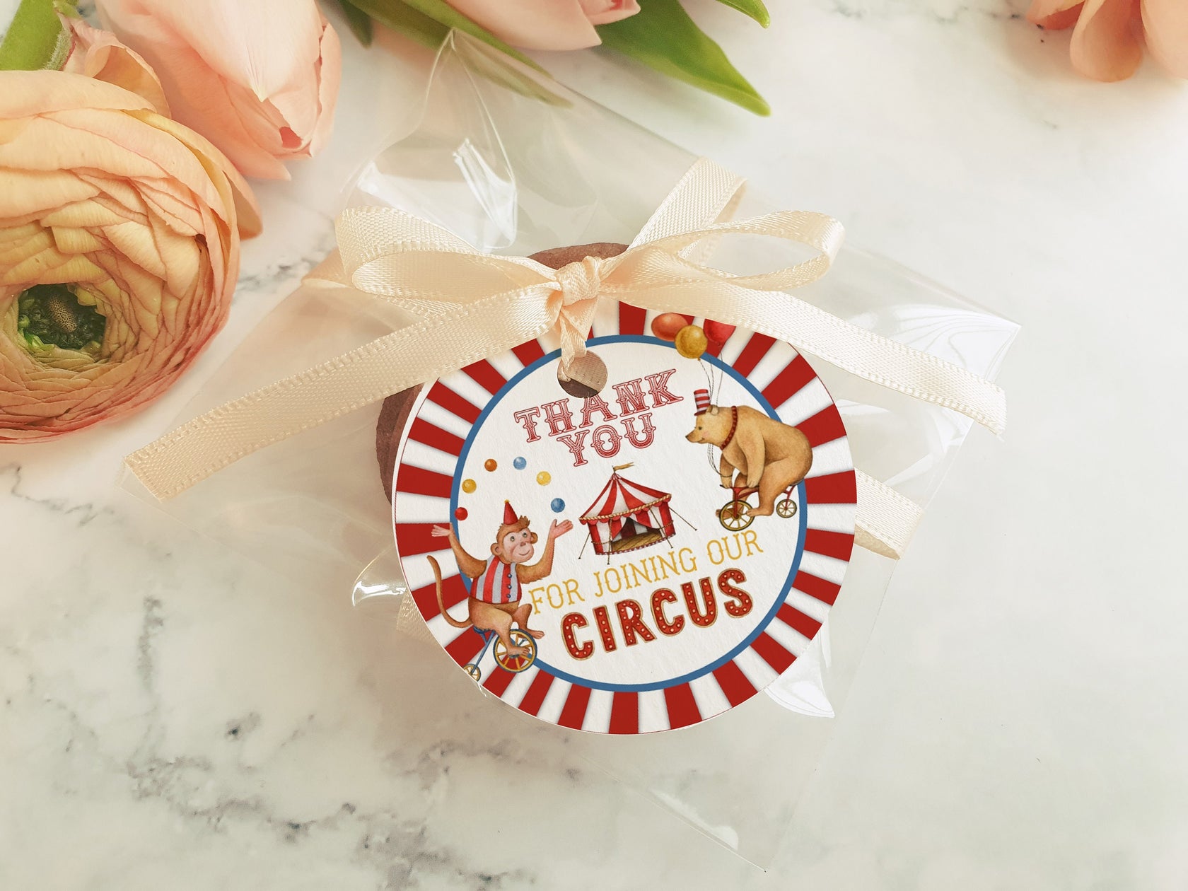 Circus Birthday Favor Tags Printable Template – Wilde Peach Party