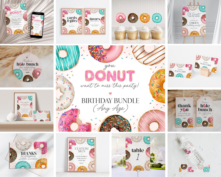 Sprinkled Donuts – Wilde Peach Party