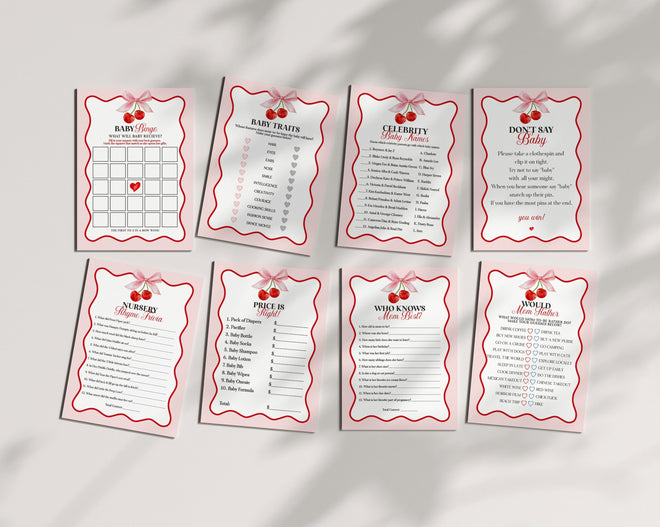 Cherry Sweet Custom Sign Printable Party Decor for Baby or Bridal Show ...